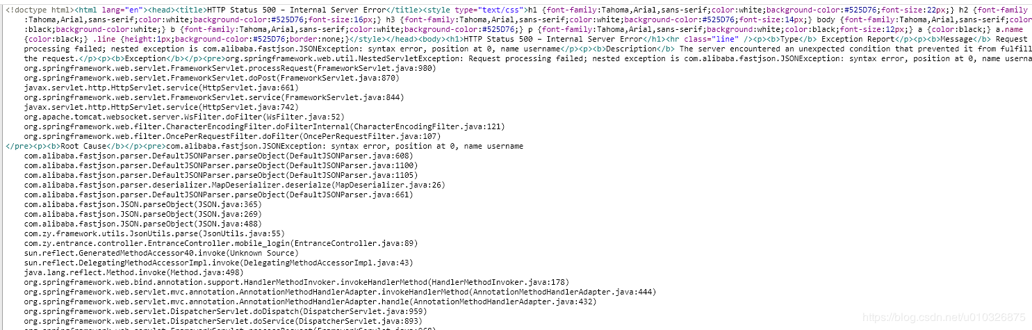 Postman 接口测试 请求失败 500 | gtt blogs